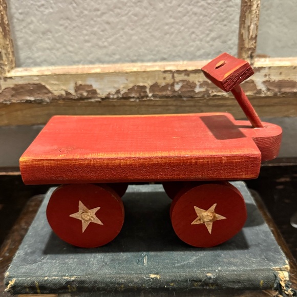 Accents | Vintage Small Toy Red Sled | Poshmark